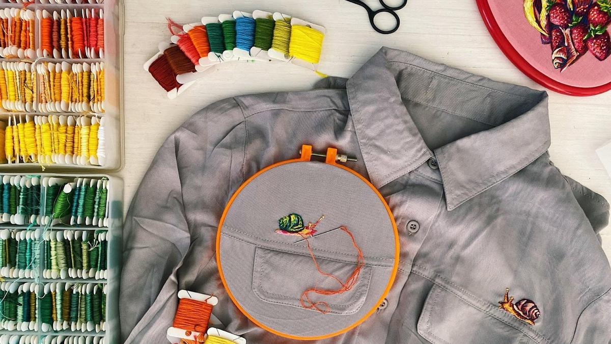 Painting with Thread by Machine or by Hand | Skillshare Blog