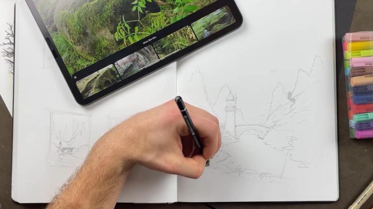 How to Draw a Landscape: A Step-by-Step Tutorial | Skillshare Blog