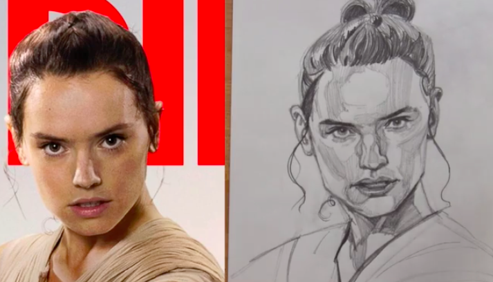 How To Draw A Face Using Lines