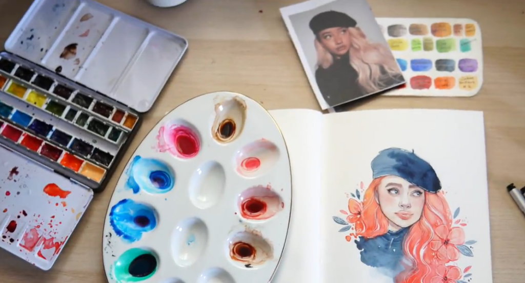 A Guide to Watercolor Self Portraits | Skillshare Blog