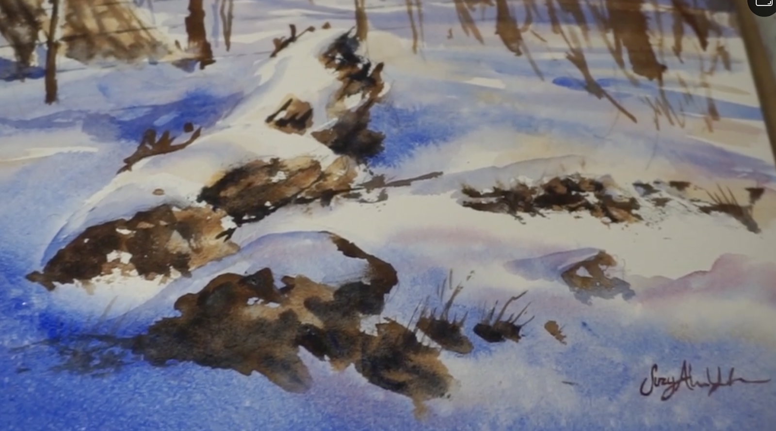 How to Paint Watercolor Snow | Skillshare Blog