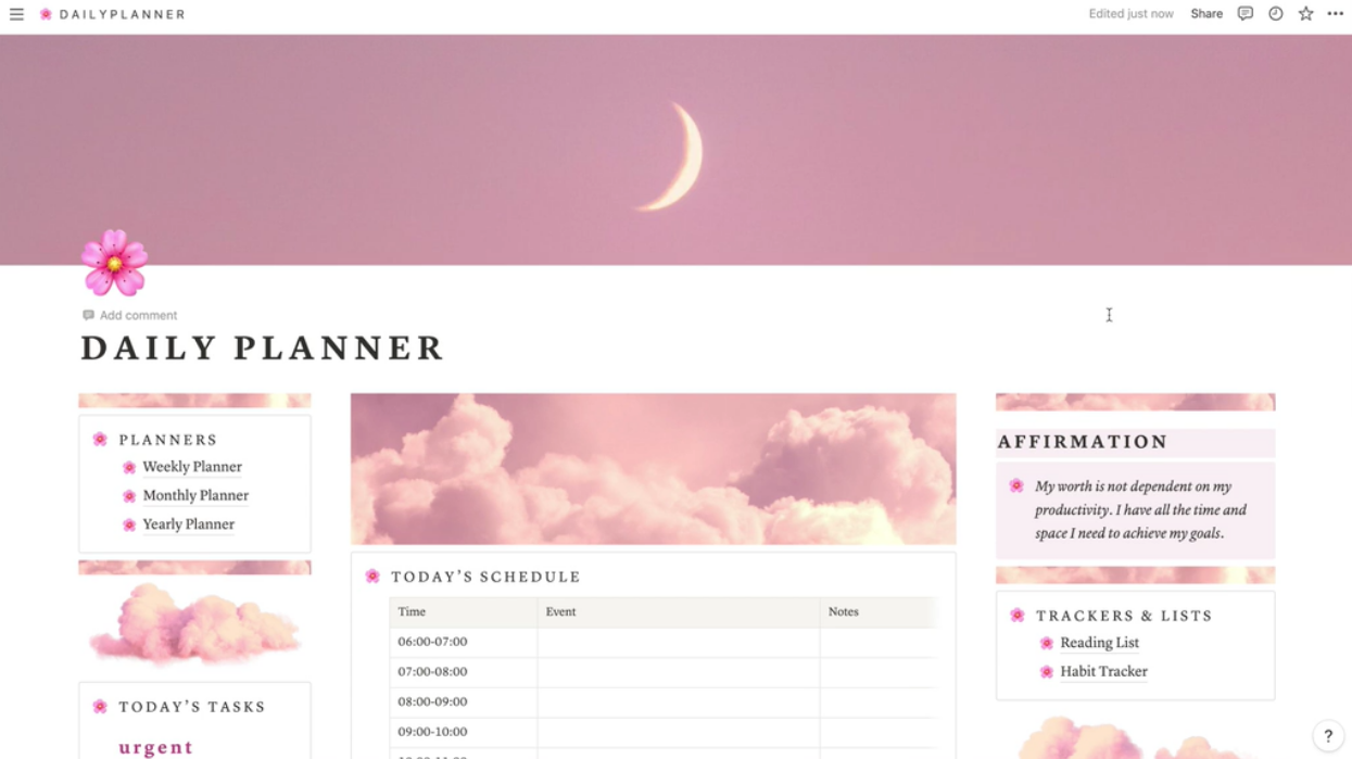 Notion Templates For Daily Planner Infoupdate