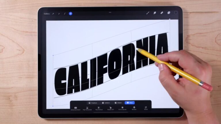 How to Curve Text in Procreate in 4 Steps | Skillshare Blog