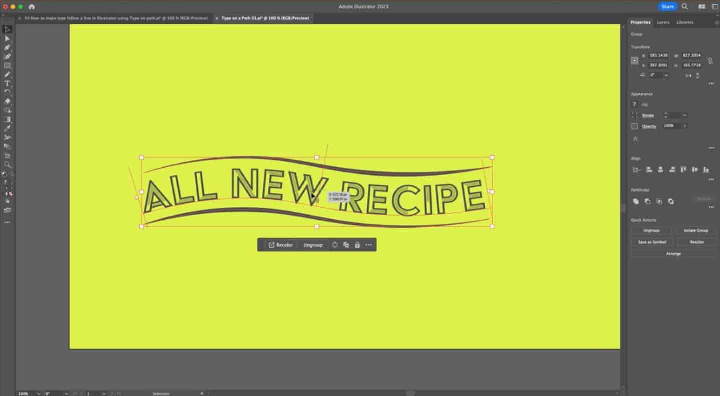 How to Curve Text in Illustrator: A Complete Guide | Skillshare Blog