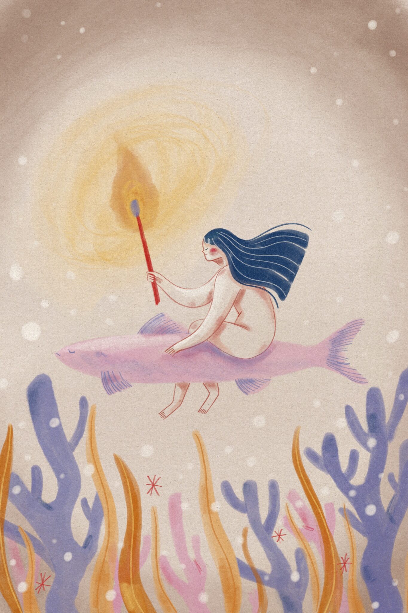 Procreate Tutorial: “Underwater” by Karla Alcazar | Skillshare Blog